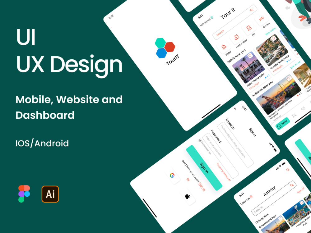 UI UX design for Web and mobile application | Upwork