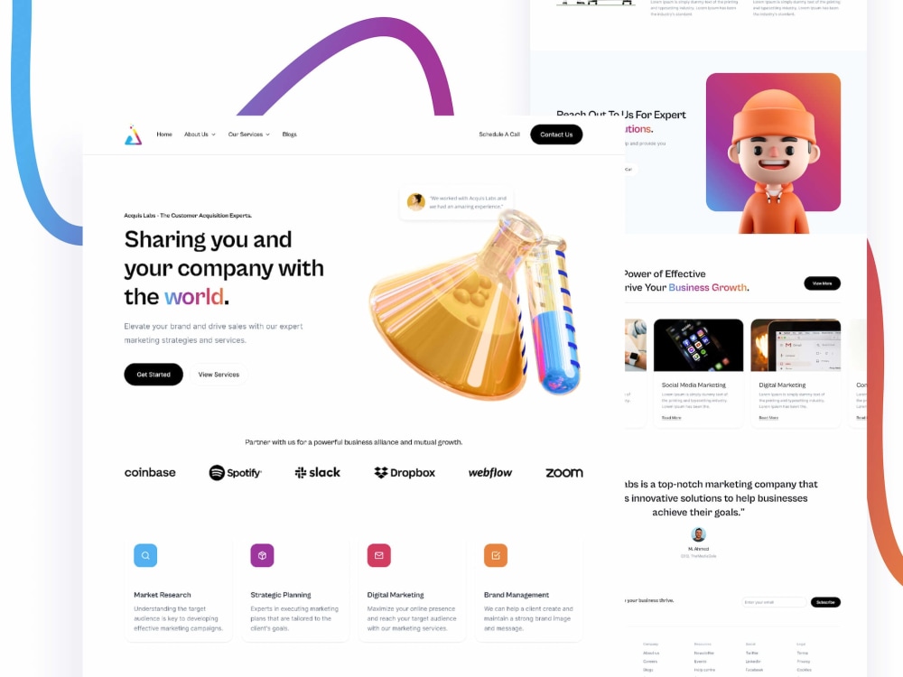 Responsive Web UI/UX design, Web or Landing page UI Design | Figma | Upwork