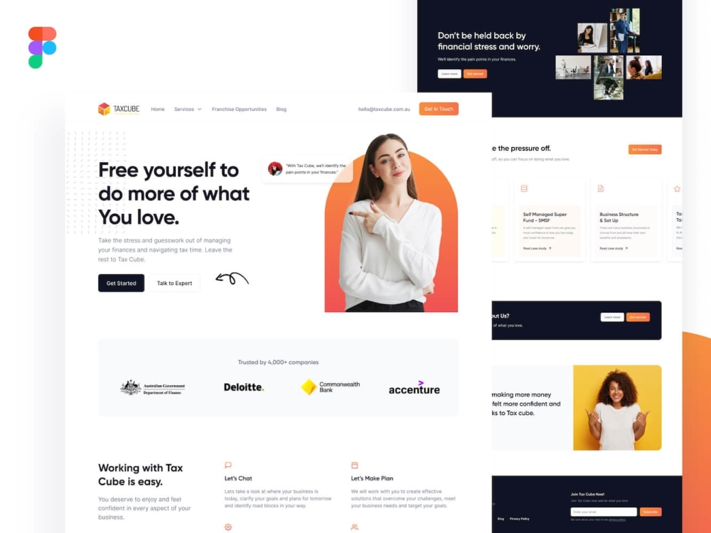Responsive Web UI/UX design, Web or Landing page UI Design | Figma | Upwork