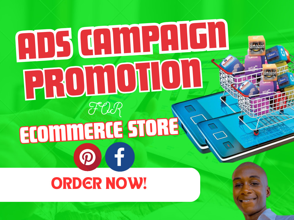 An Ads campaign, E-commerce store marketing, promotion for sales ...