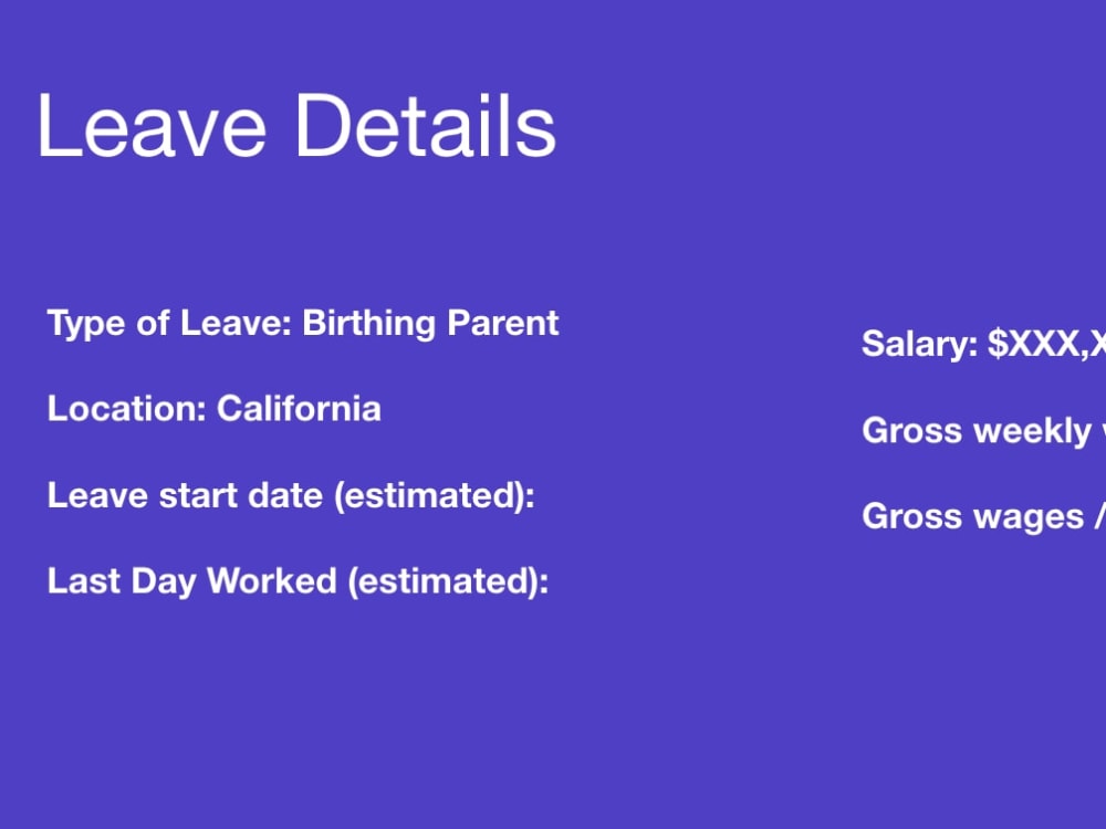 A customizable Leave of Absence process | Upwork