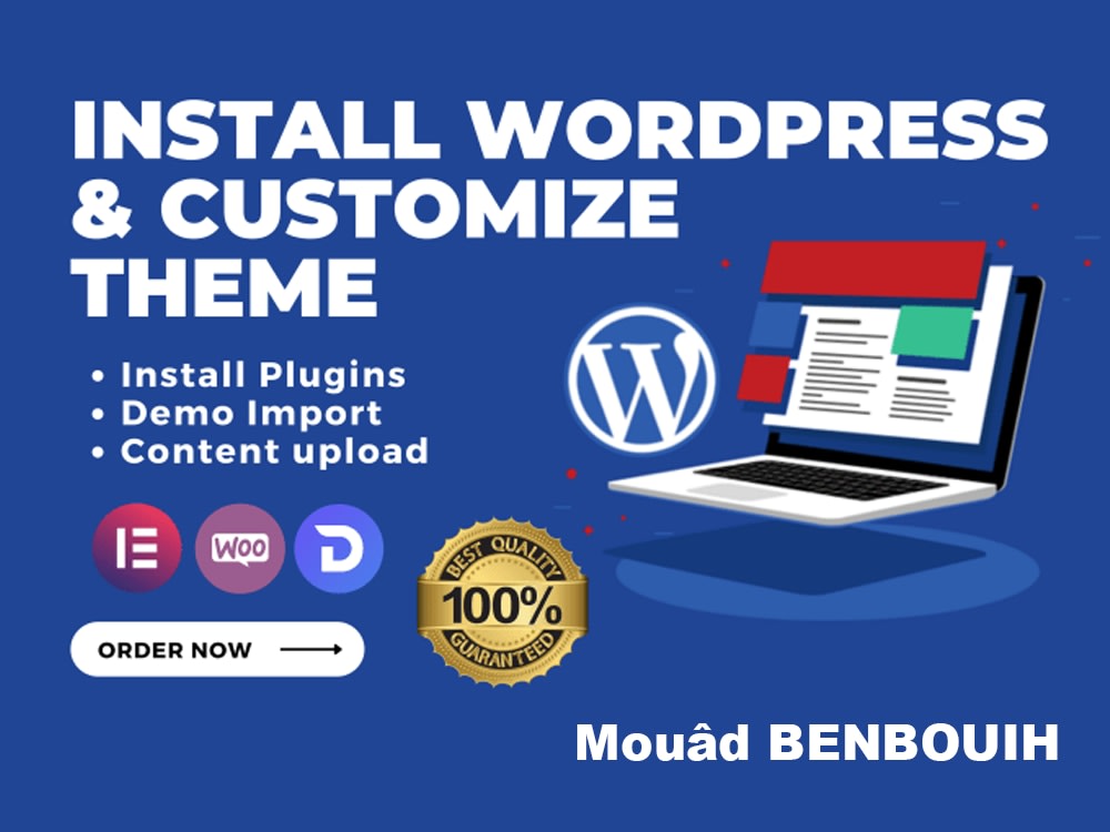 Installation Of Wordpress The Theme And Theme Demo Setup Upwork