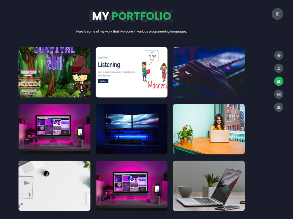 A stylish portfolio website | Upwork