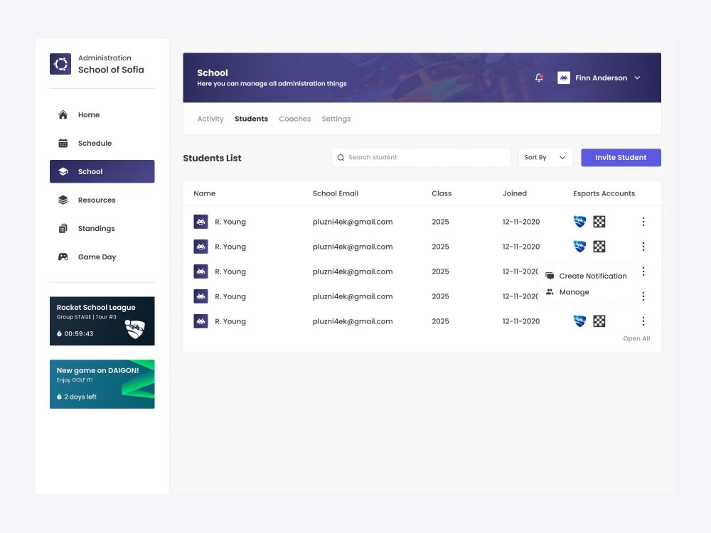 High-Quality UI/UX Design of a Gamified Desktop | Web App For Education ...