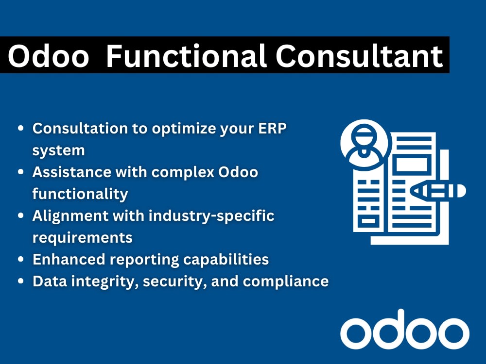 Odoo Advanced functional support and consultation | Upwork