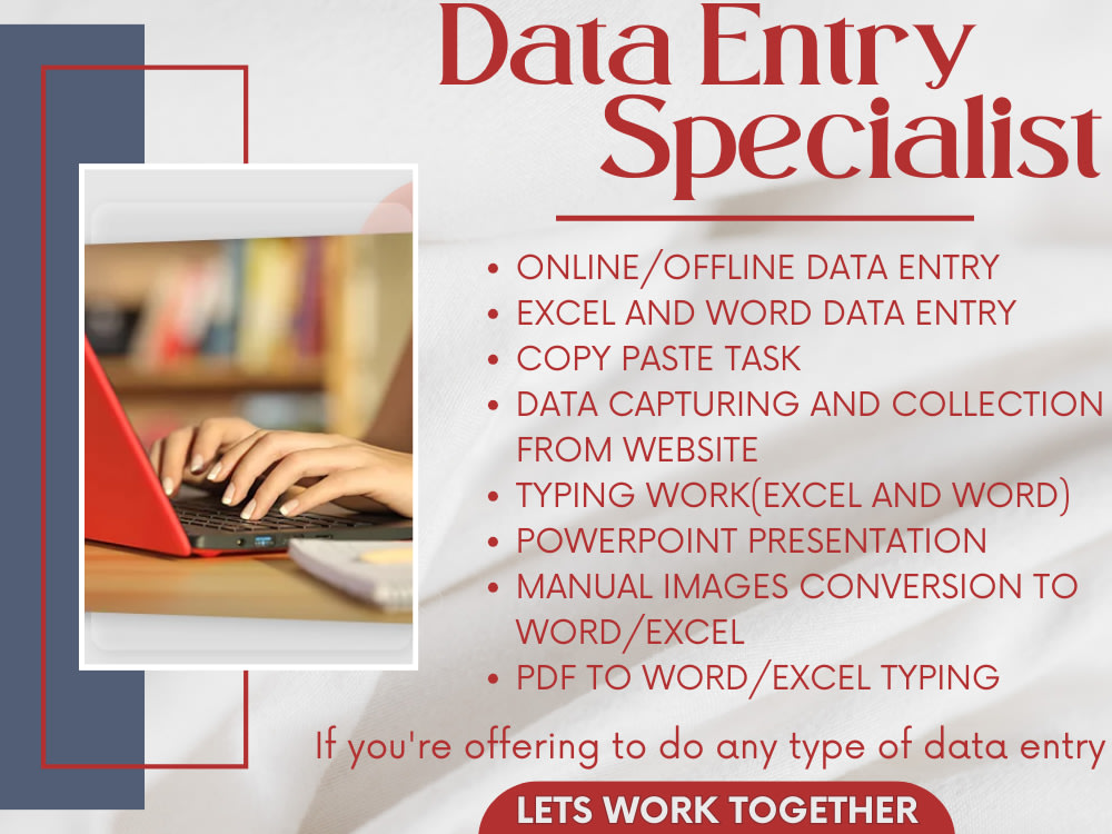 Fast and Accurate Data Entry Services by a Specialist | Upwork