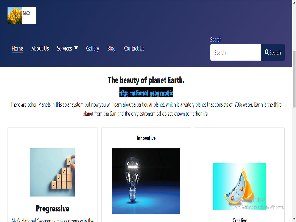 A smart and unique website | Upwork