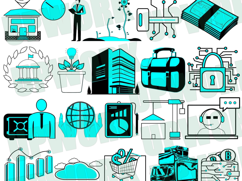 Icons - Vector personalized icons for website App or template. Icon ...