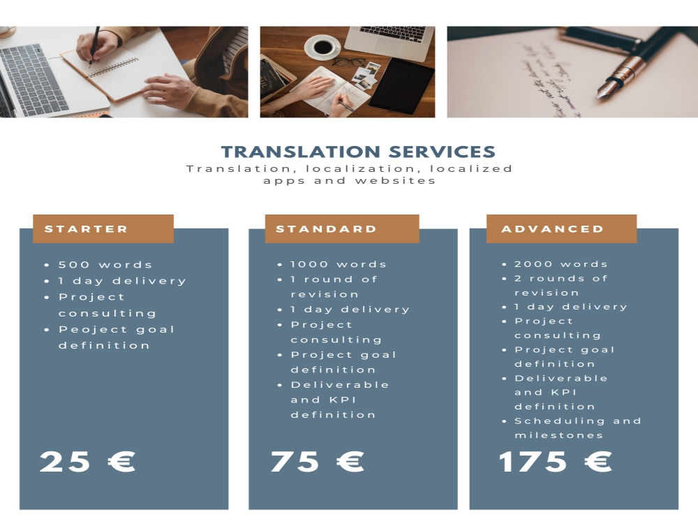 An accurate and detailed translation specifically tailored for your ...