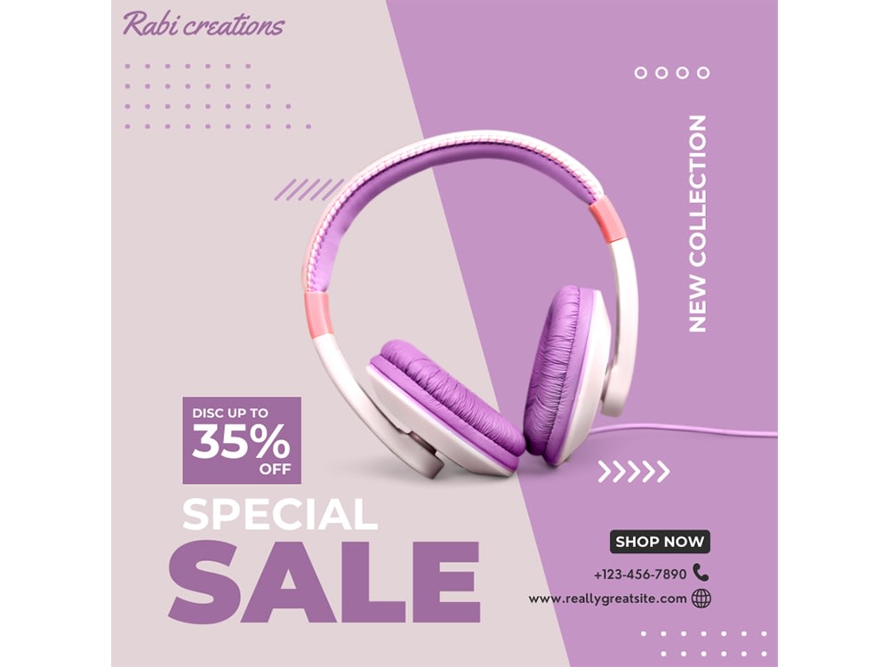A fantastic headphone poster | Upwork