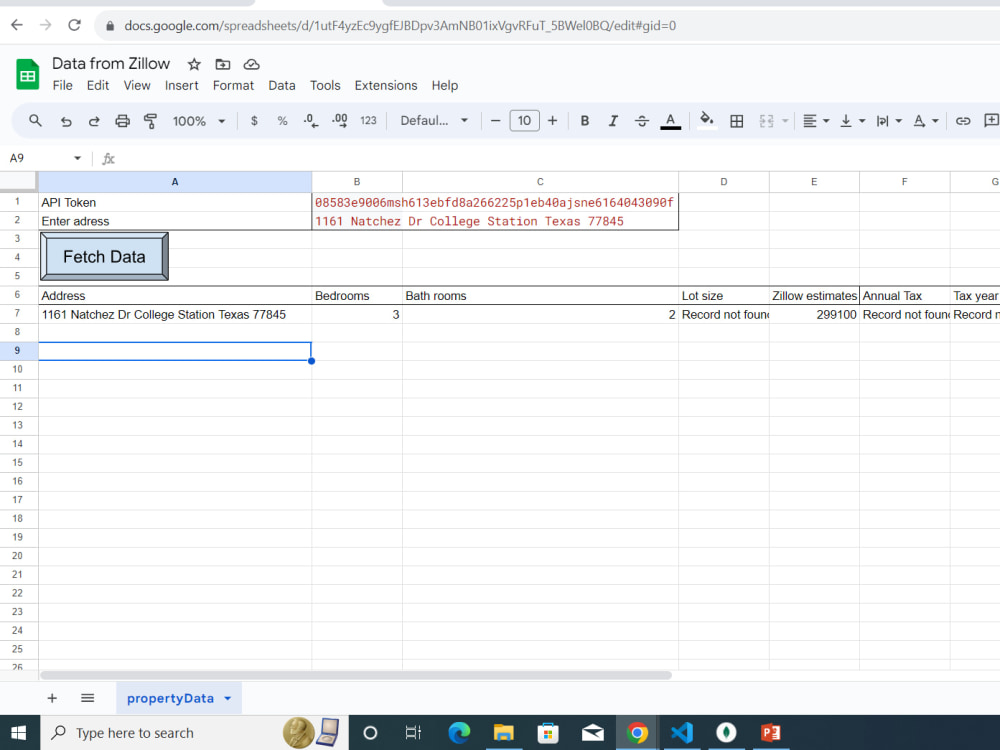 Fetched Data from Zillow | Upwork Fetched Data from Zillow | Upwork