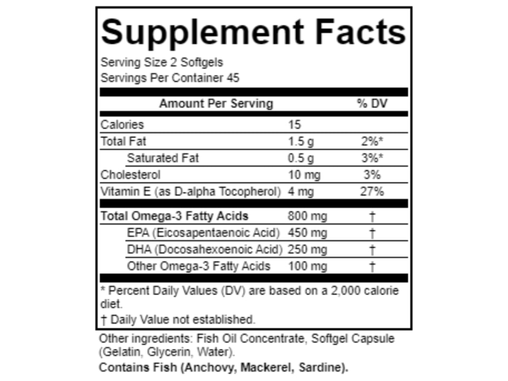 An FDA-compliant Nutrition/Supplement Facts panel | Upwork