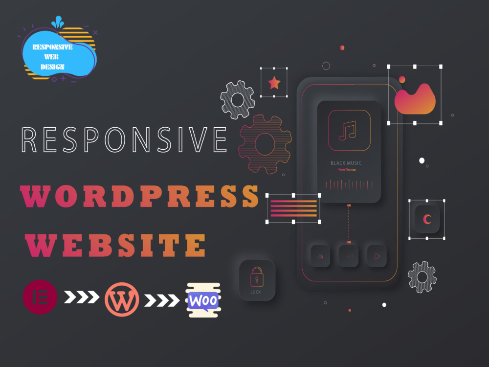 A responsive custom WordPress website using Elementor Pro | Upwork