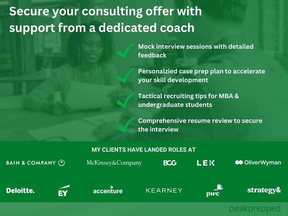 Comprehensive management consulting case coaching. Land the offer! | Upwork