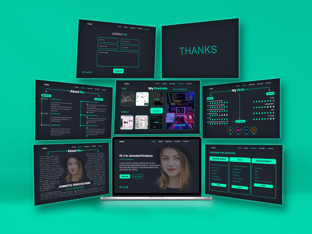 Figma Wireframe UX UI for Website & Mobile apps | Wireframe ui ux ...