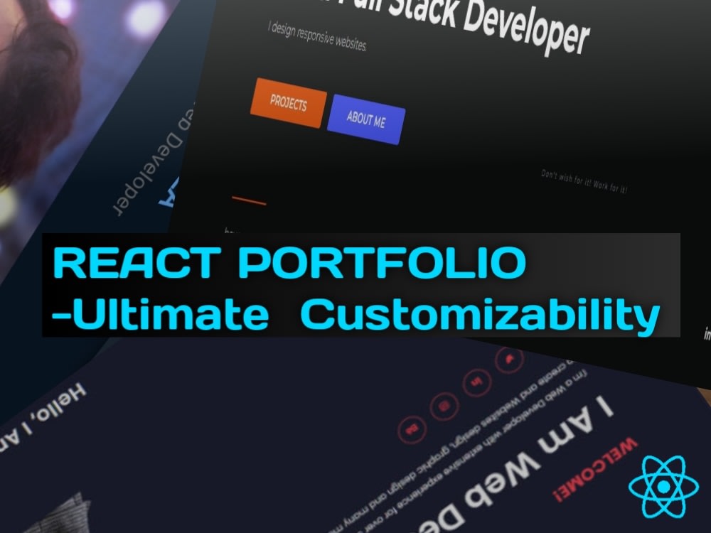 A multiple-page personal portfolio website in React. | Upwork
