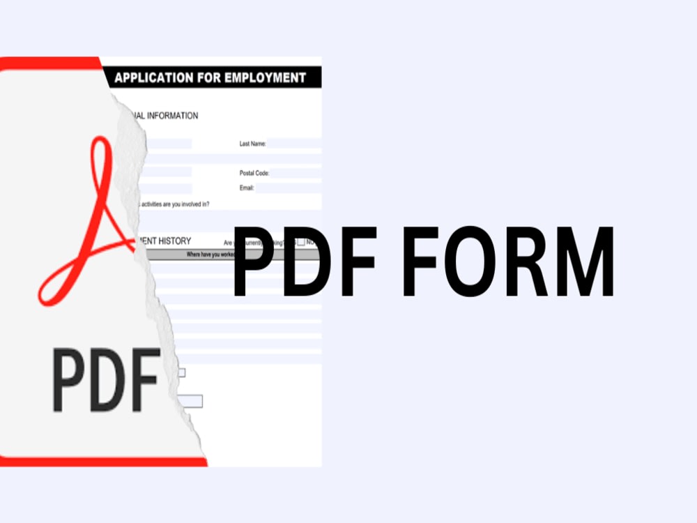 A Professional Fillable PDF Form or edit the one you have | Upwork