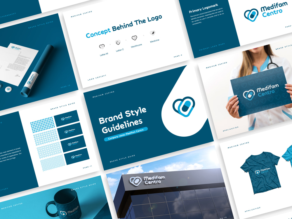 Complete Brand Identity kit and brand Guideline book for your Startup ...