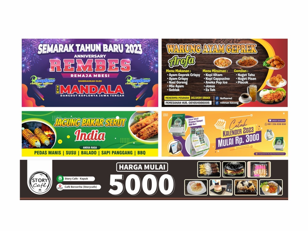 I will create a banner design as promotional material that fits the ...