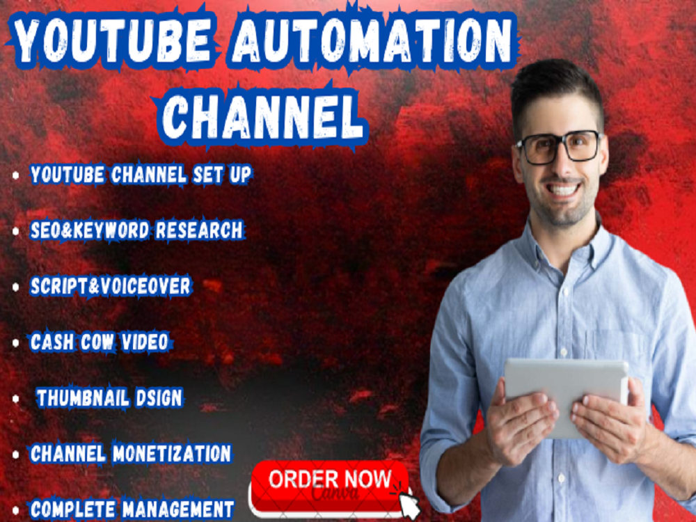 Youtube automation channel and automated videos | Upwork