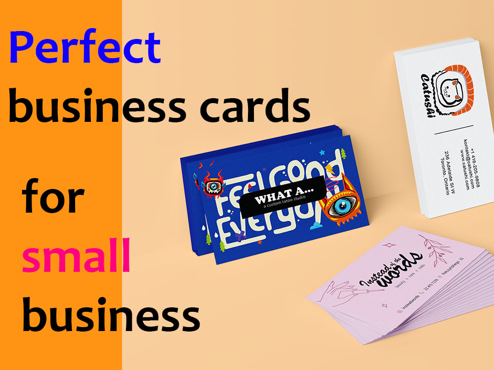 Stunning and creative business card for small business | Upwork