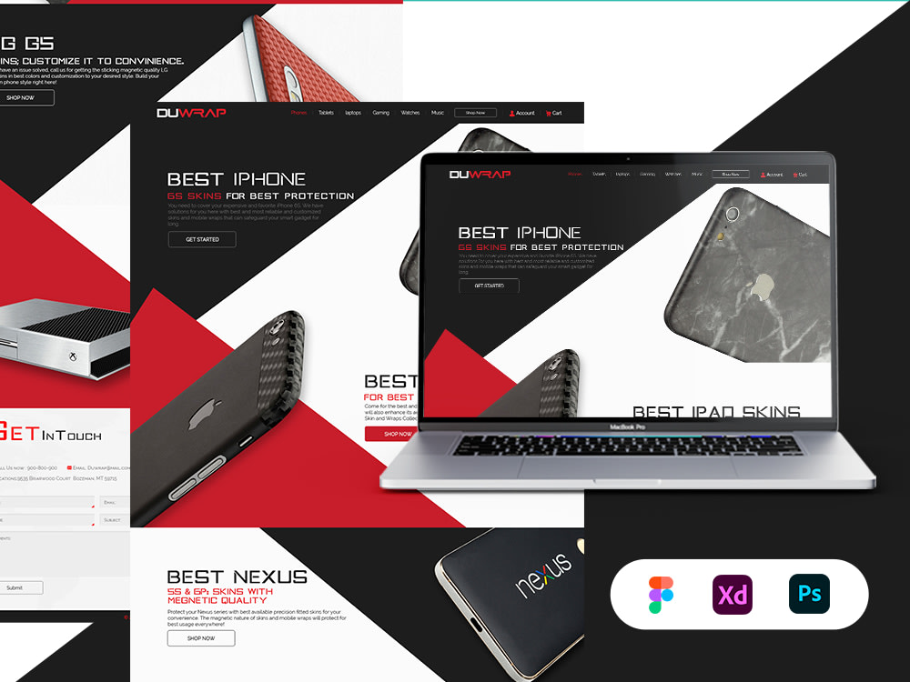 Creative, modern, responsive website UI/UX design in Figma | Upwork