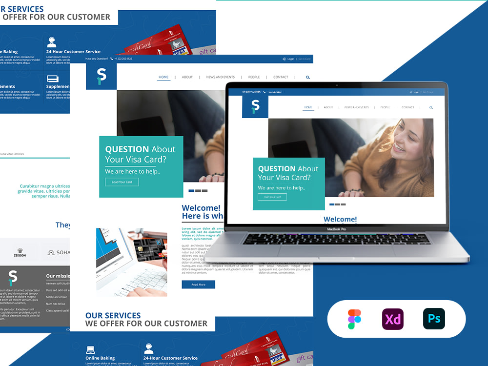 Creative, modern, responsive website UI/UX design in Figma | Upwork