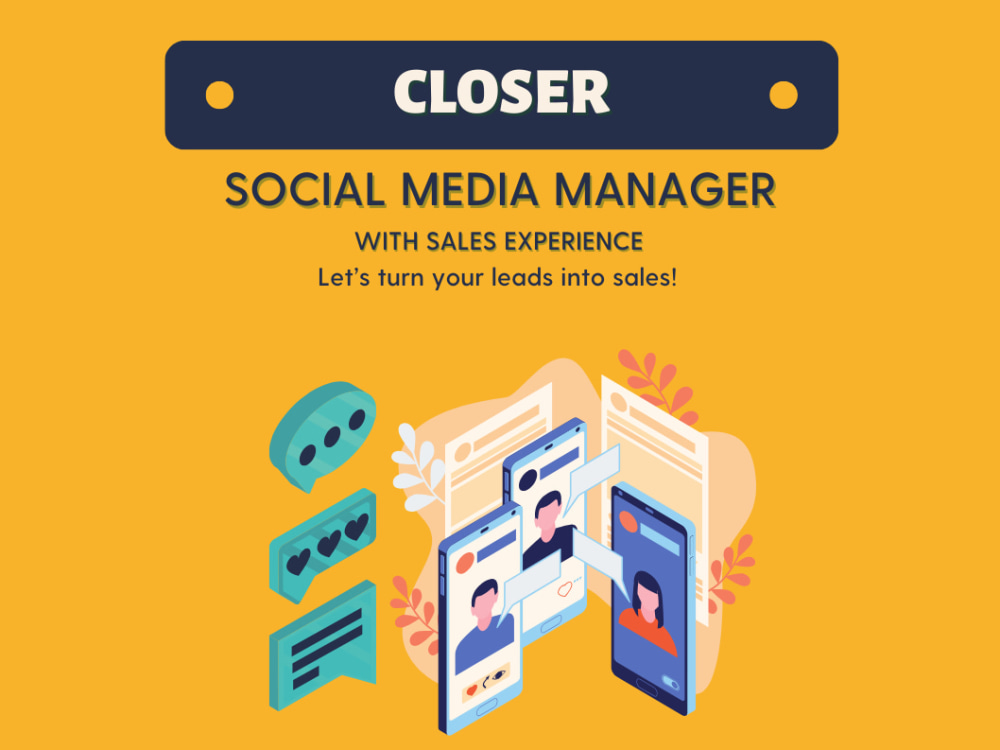 A closer that can turn leads into sales. | Upwork