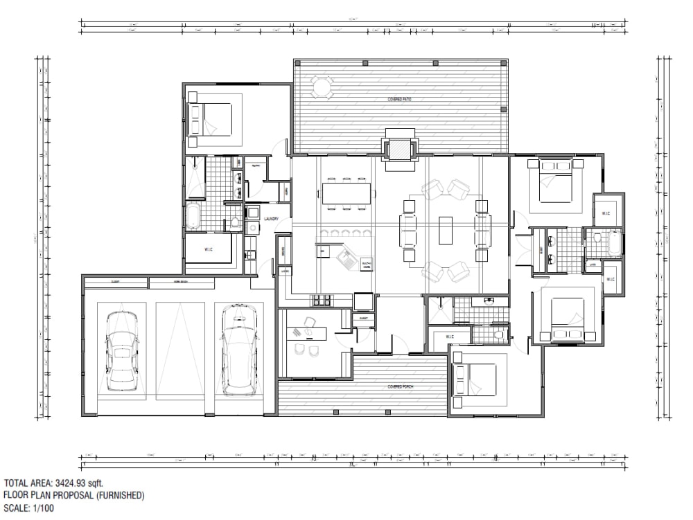 A architectural 2D floor plan with AutoCAD | Upwork