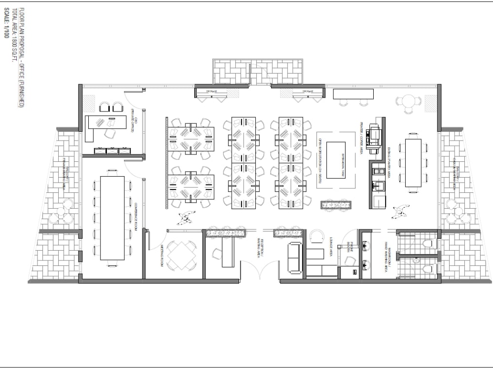 A architectural 2D floor plan with AutoCAD | Upwork