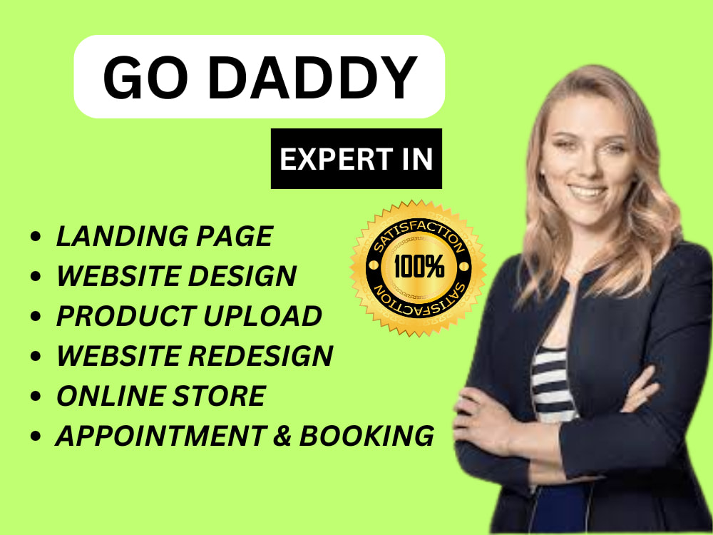 Well design Godaddy website, Godaddy website redesign | Upwork