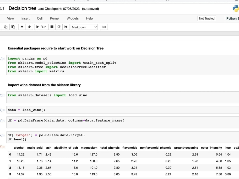 Decision tree, naive bayes, pca, causal inference, xgboost, knn, kmean ...