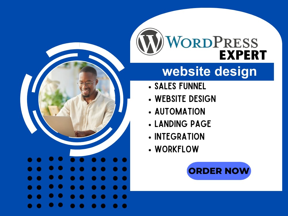 WordPress website design WordPress E-commerce design Theme customization | Upwork