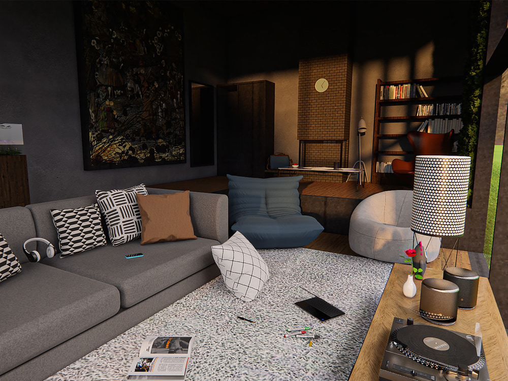 A private work room, can use for work, or relax without disturbance ...