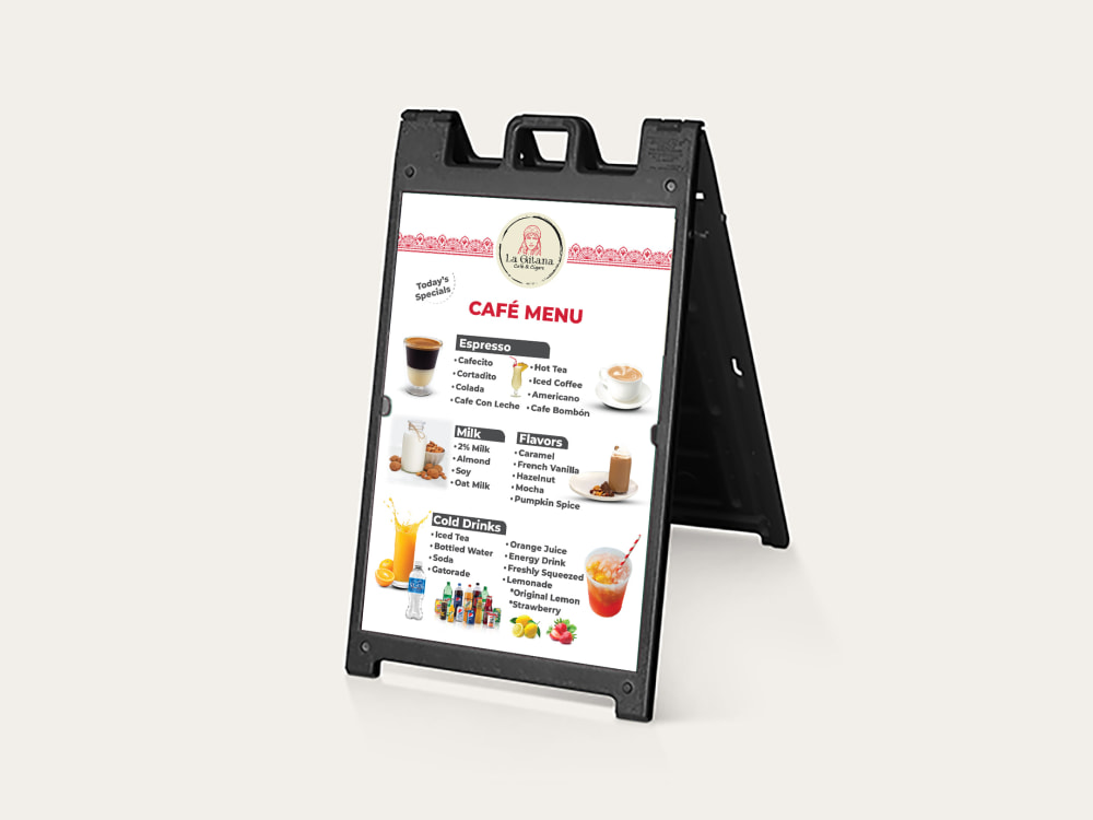 A frame Sign Design, Signage Design, Signboard Design | Upwork