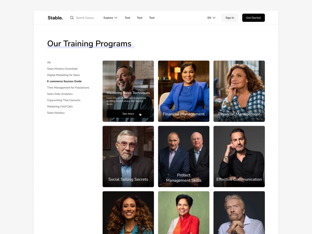 A Sales Training Platform with a Stunning Adaptive UI/UX Design | Figma ...