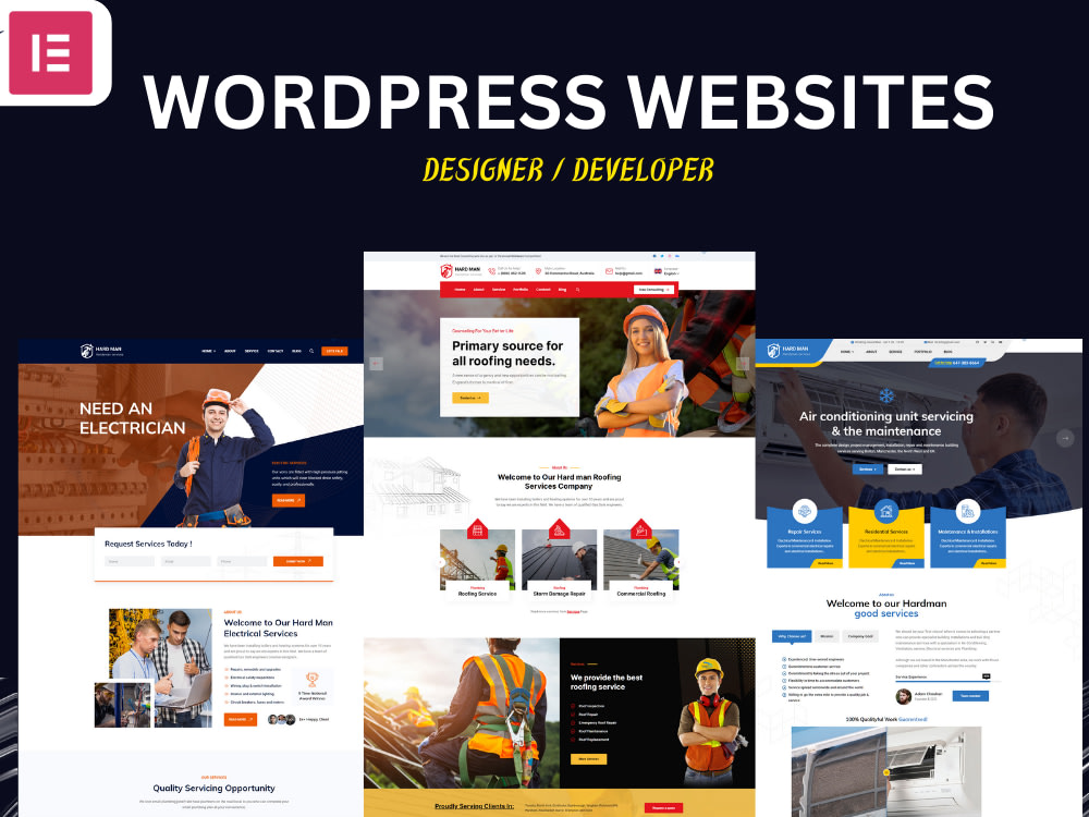 Elegent service showcase website for business | Upwork