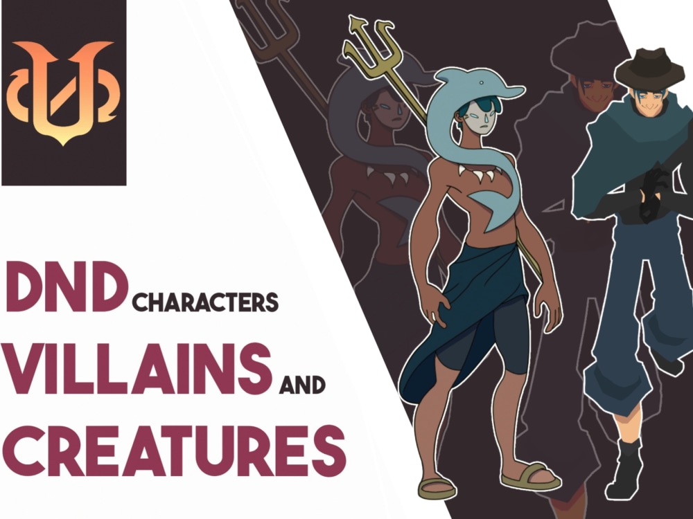 A dnd or creature character art illustration and design | Upwork