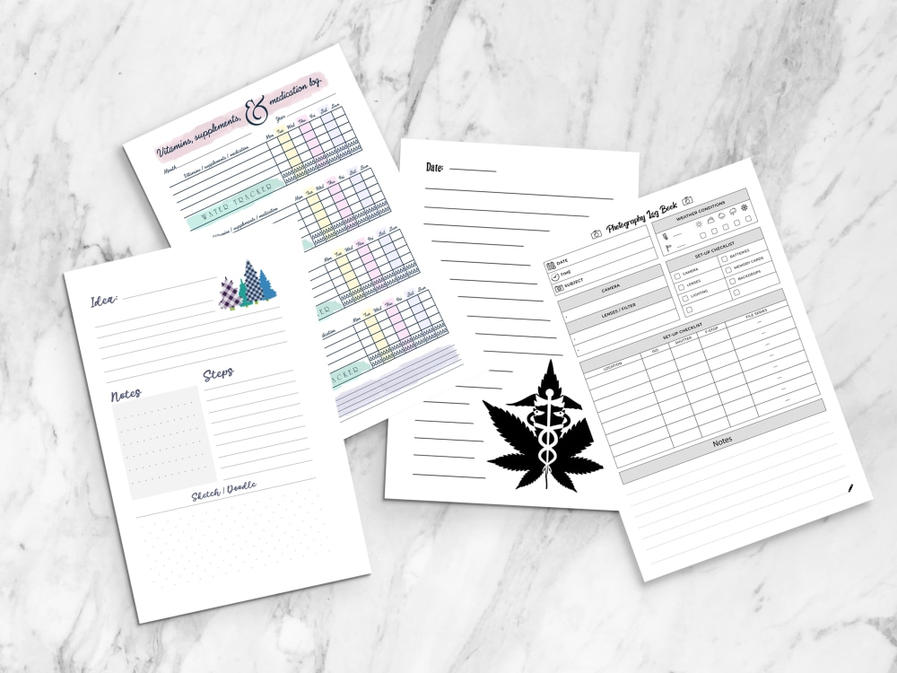 Design professional log book and journal books | Upwork