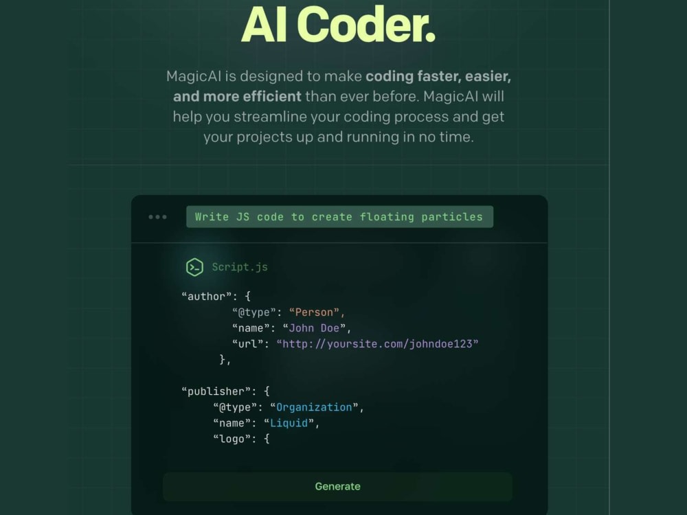 MagicAI - OpenAI Content, Text, Image, Chat, Code Generator as SaaS | Upwork