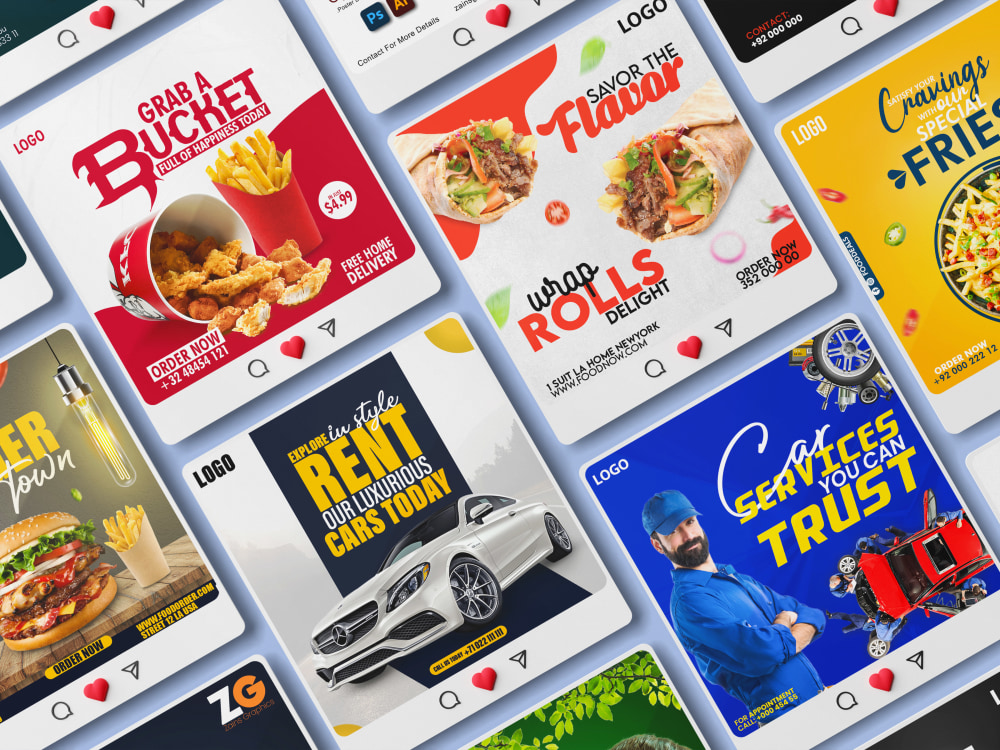 Creative eye-catchy social media posts | Upwork