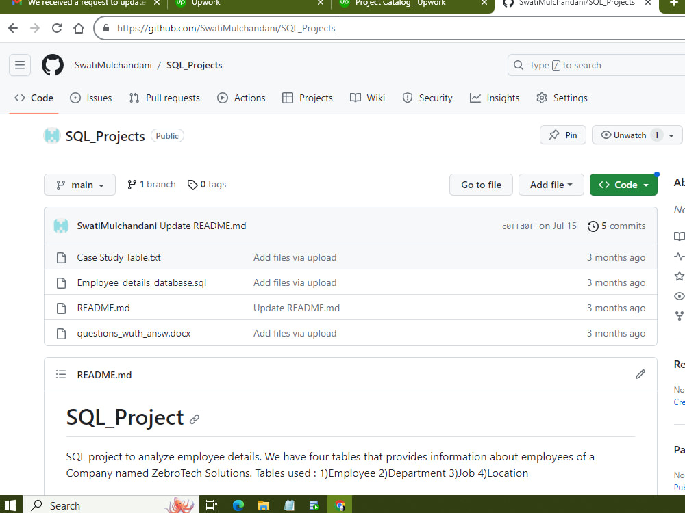 SQL Queries for your database | Upwork