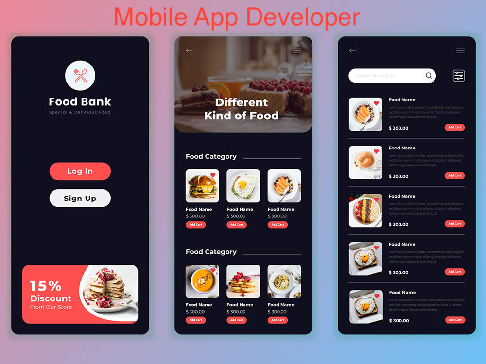 Hybrid Mobile App for Ios and Android using React Native | Mobile App Dev | Upwork