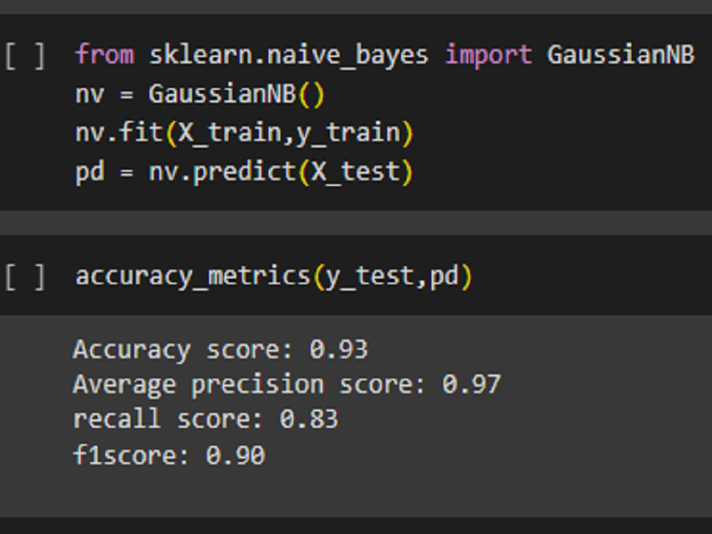 Machine Learning Classifications Using Python | Upwork