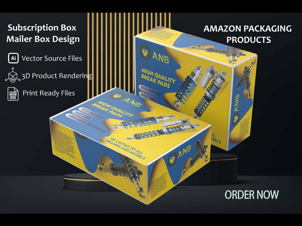 Stunning subscription and mailer box packaging design for Amazon. | Upwork