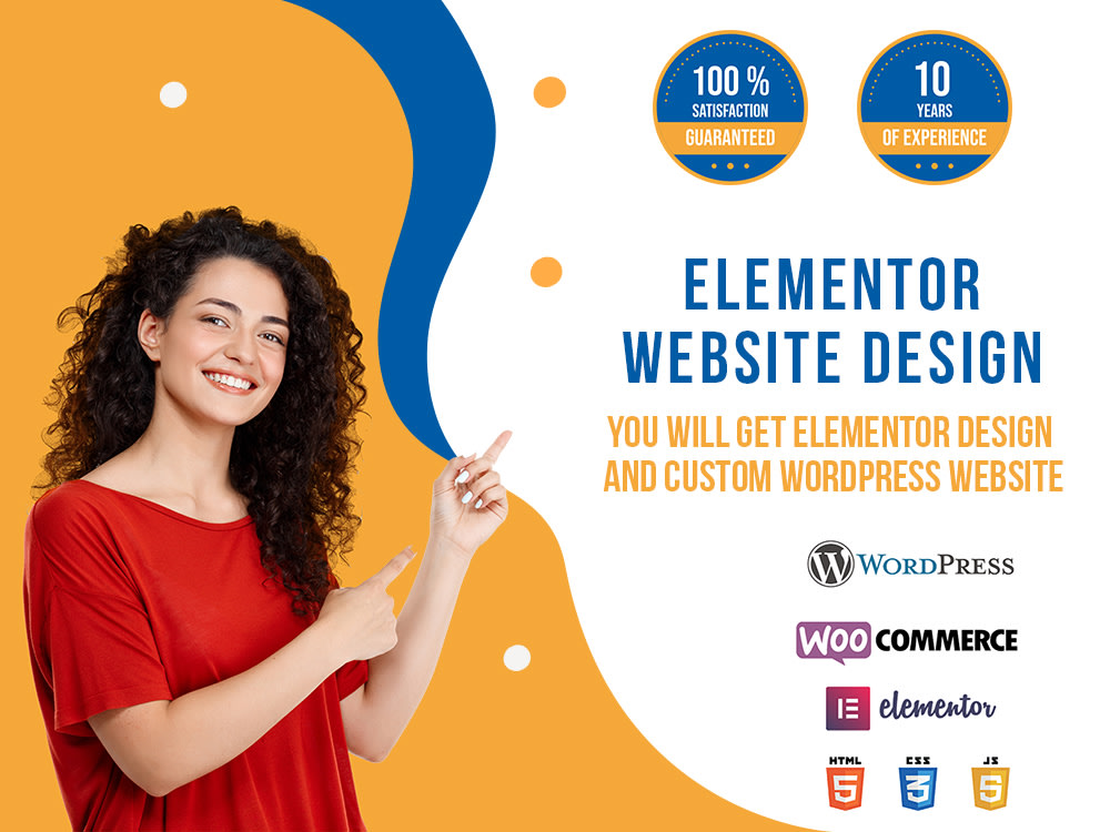 Elementor design and custom wordpress website | Upwork
