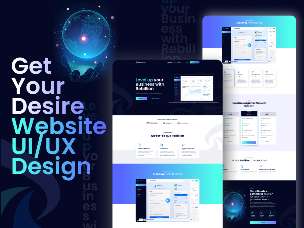 Responsive, creative, and modern UI/UX website/landing page design in Figma | Upwork