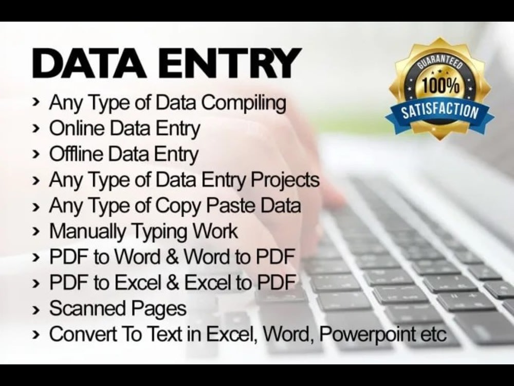 Copy Paste data entry,Translator, typing, convert PDF to Word and Excel | Upwork