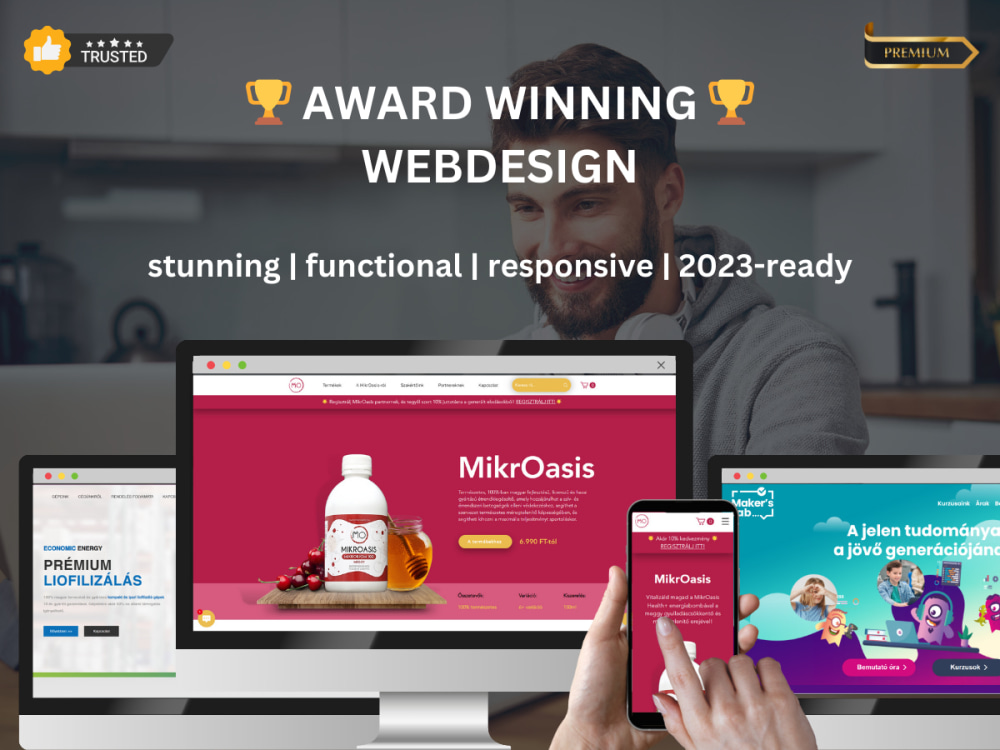 The most stunning, responsive and marketing-ready web design! | Upwork