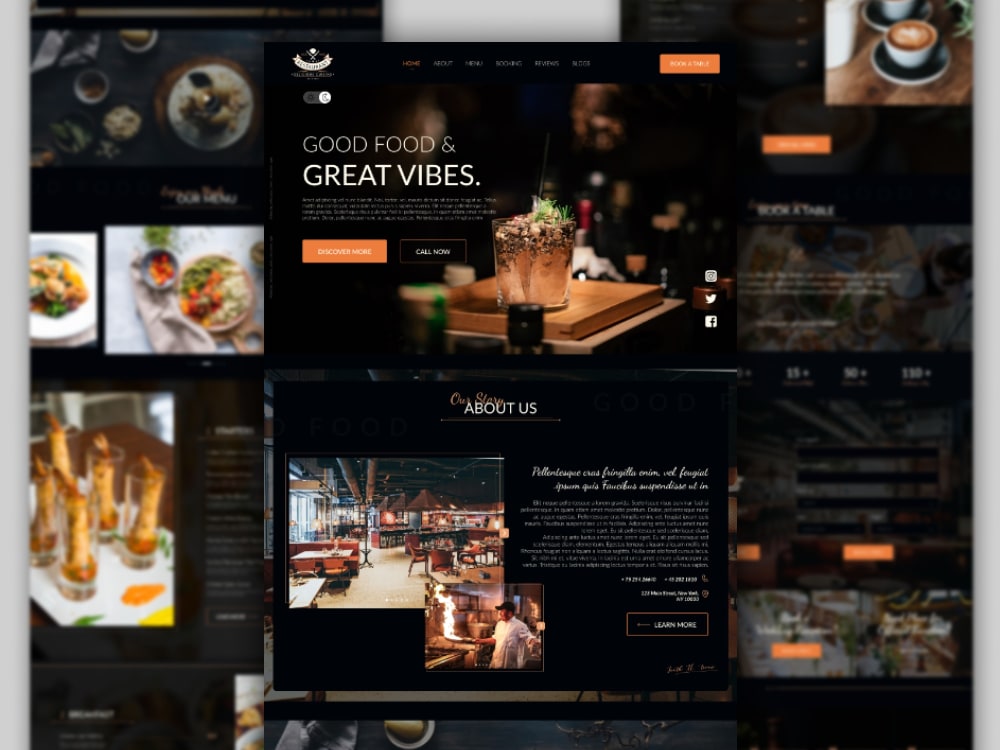 Creative Website UI UX Design in Figma | Landing Page | Web development ...